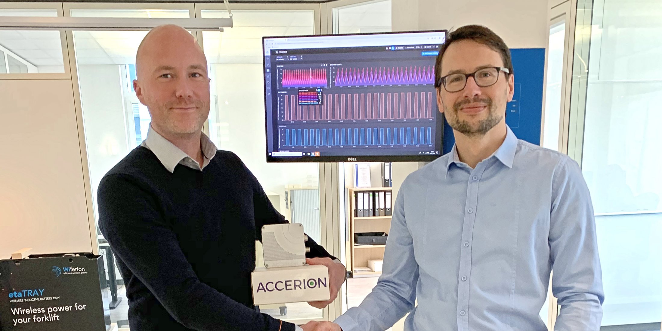 Accerion positioningsystems for Automated Guided Vehicle - Wiferion