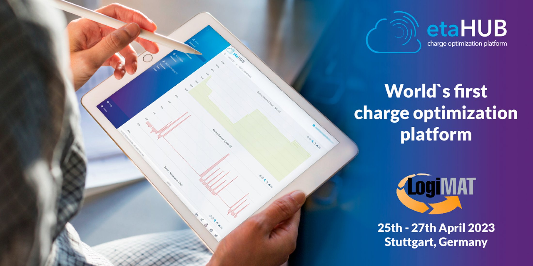 LogiMAT 2023: Wiferion presents etaHUB