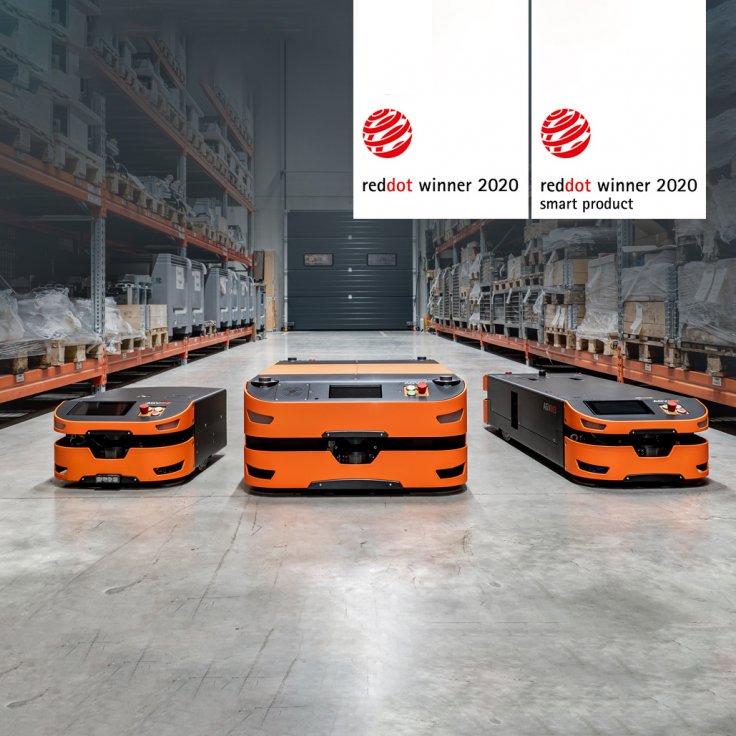 AGV Partner & Customers with integrated wireless charging - Wiferion