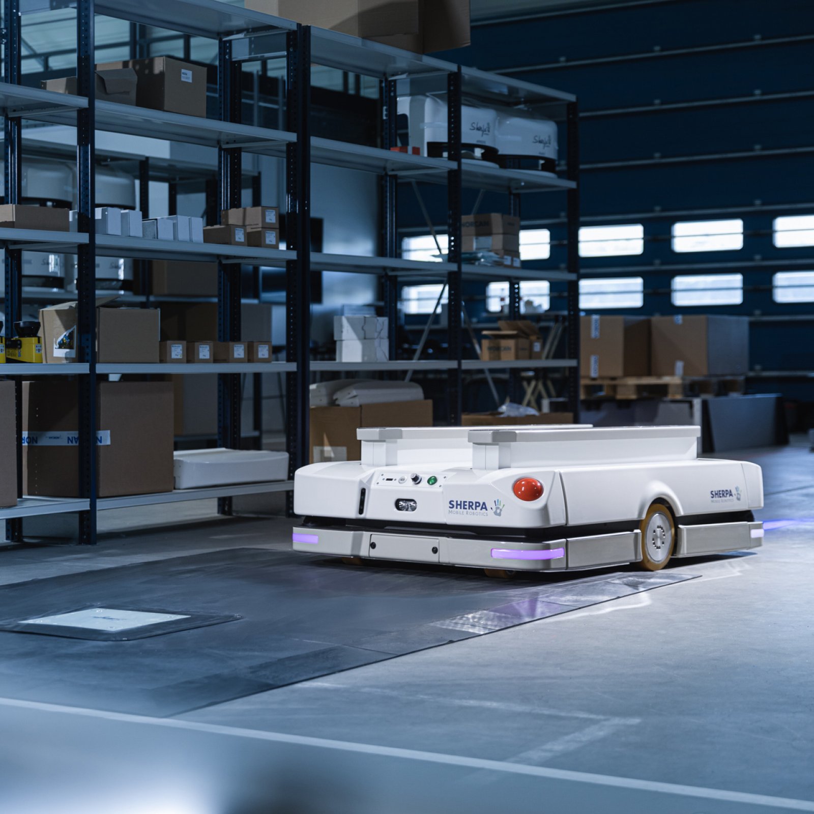 AGV Partner & Customers with integrated wireless charging - Wiferion