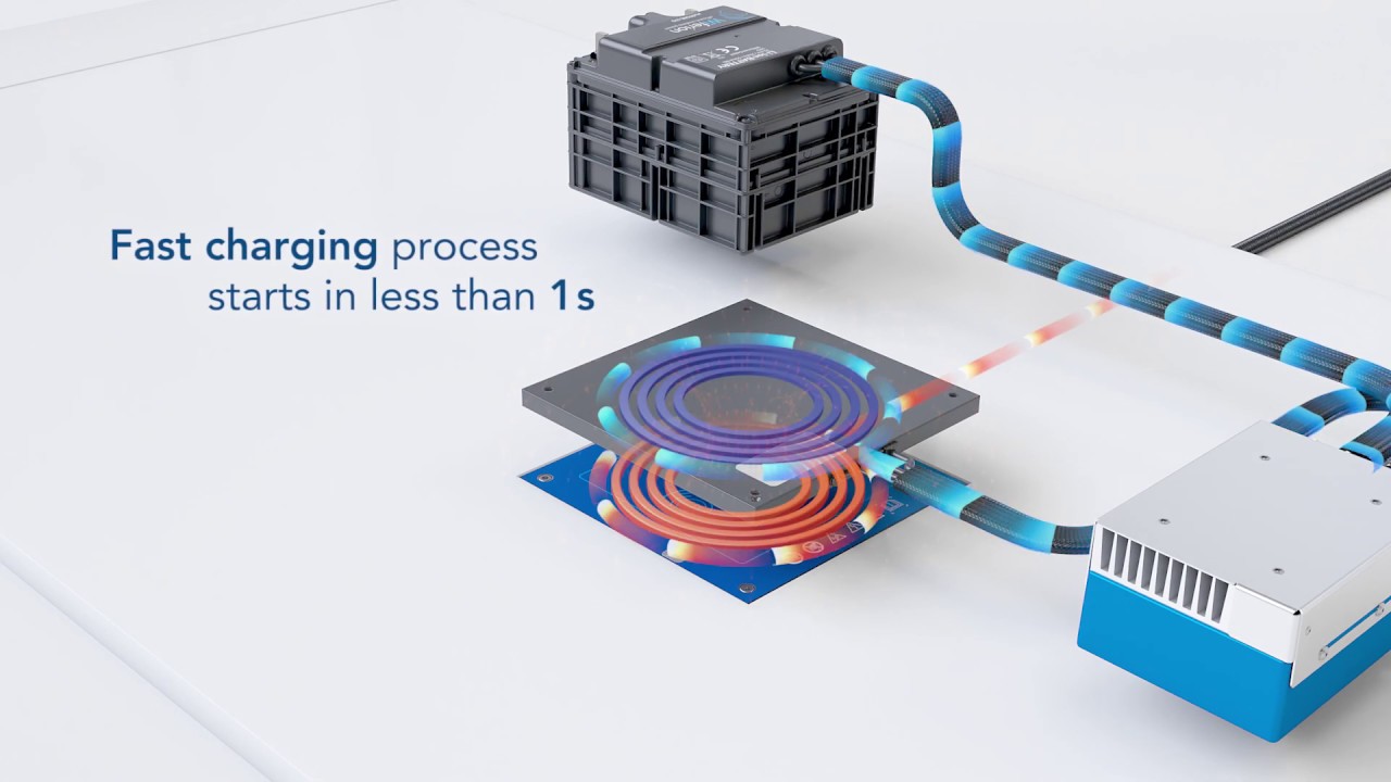 Wireless charging for AGV (automated guided vehicle) - Wiferion